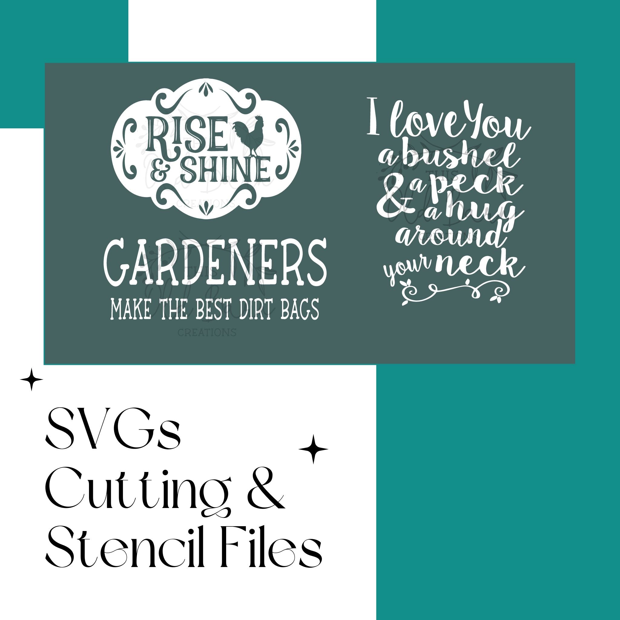 SVGs: Cutting & Stencil Files – ThisOldBarnCreations
